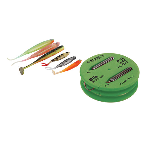 Kodex Drop Shot Ready Rigs, Weights And Lure Kit – JP Tackle